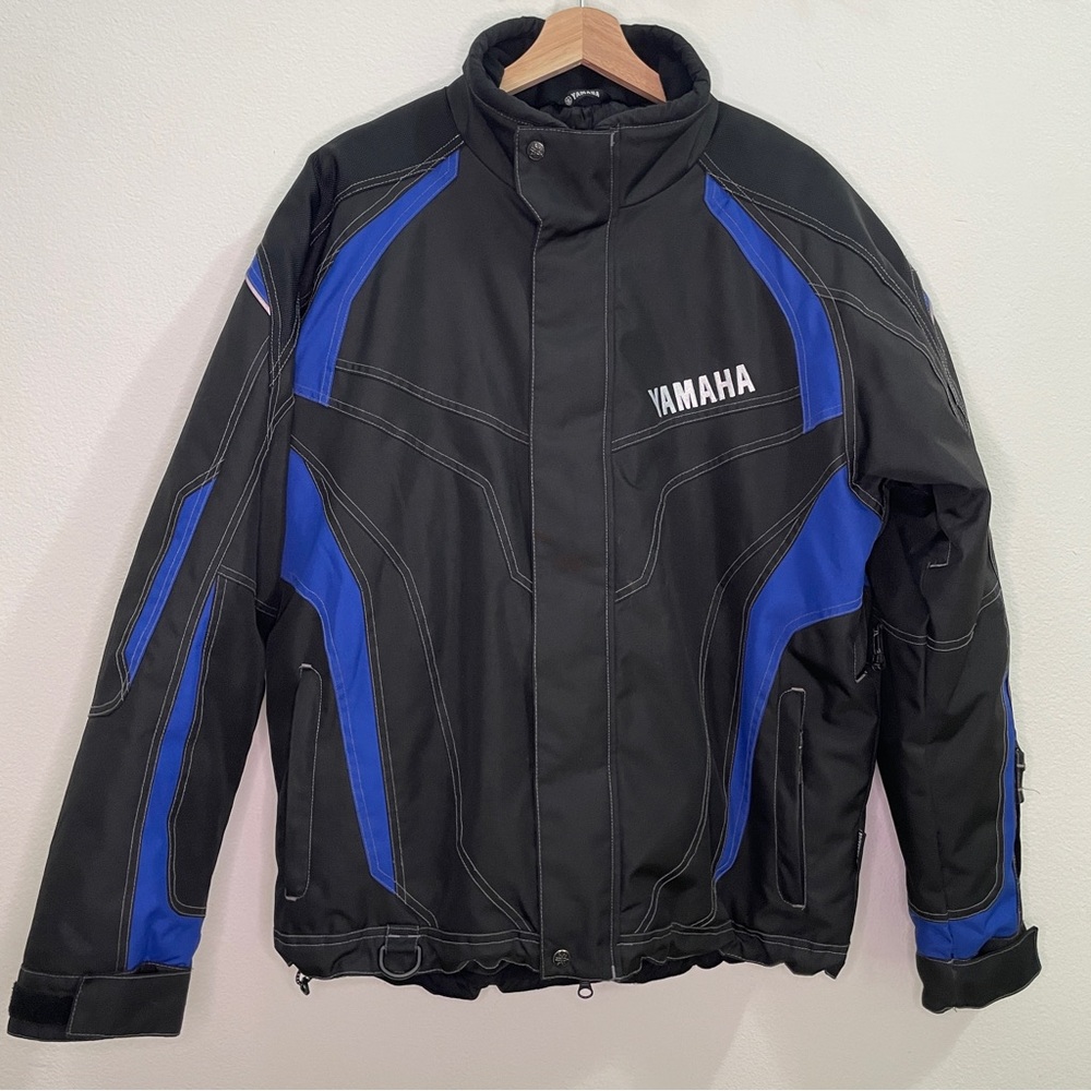 Yamaha Adventure Jacket - Black & Blue - Gem